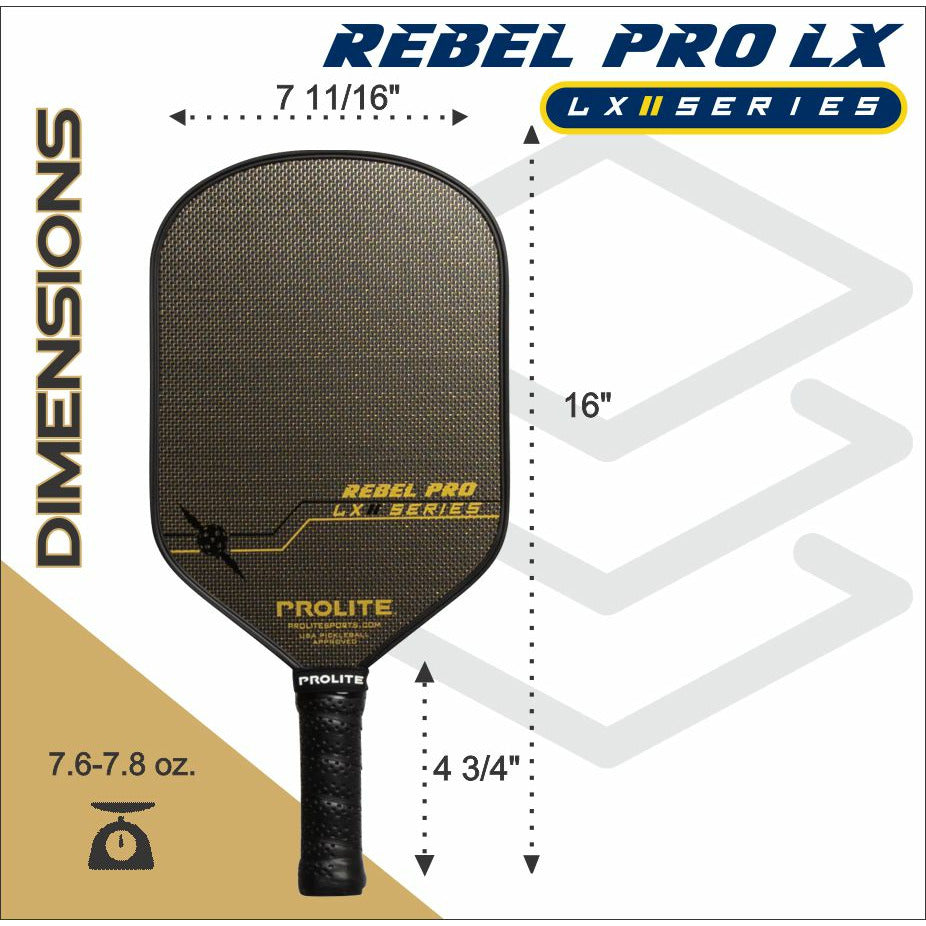 Rebel Pro Hyperweave LX Paddle – Pickleball Clearance